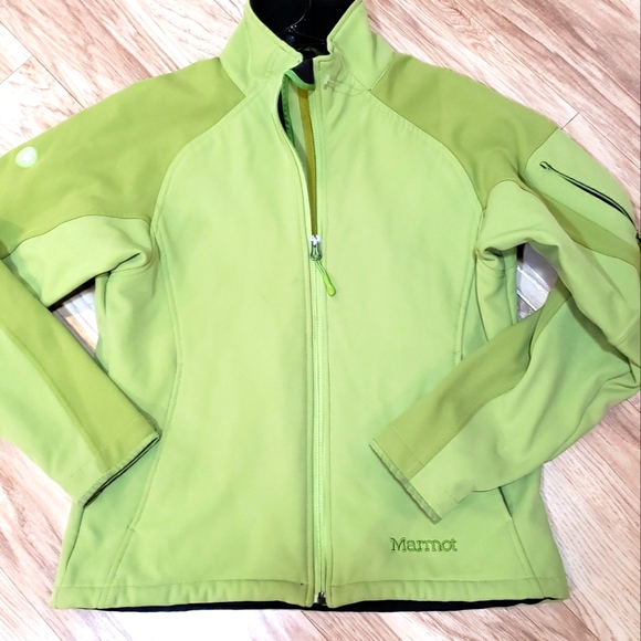 Marmot | Jackets & Coats | Marmot Ski Jacketgreen Women Med Zip Up ...